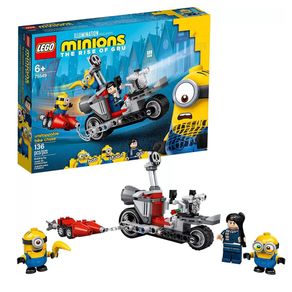 Lego Minions Perseguição De Moto Sem Fim 4111175549 - Bumerang Brinquedos