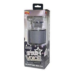 Microfone Star Voice Bluetooth Prata Zoop Toys Zp00994 - Bumerang ...